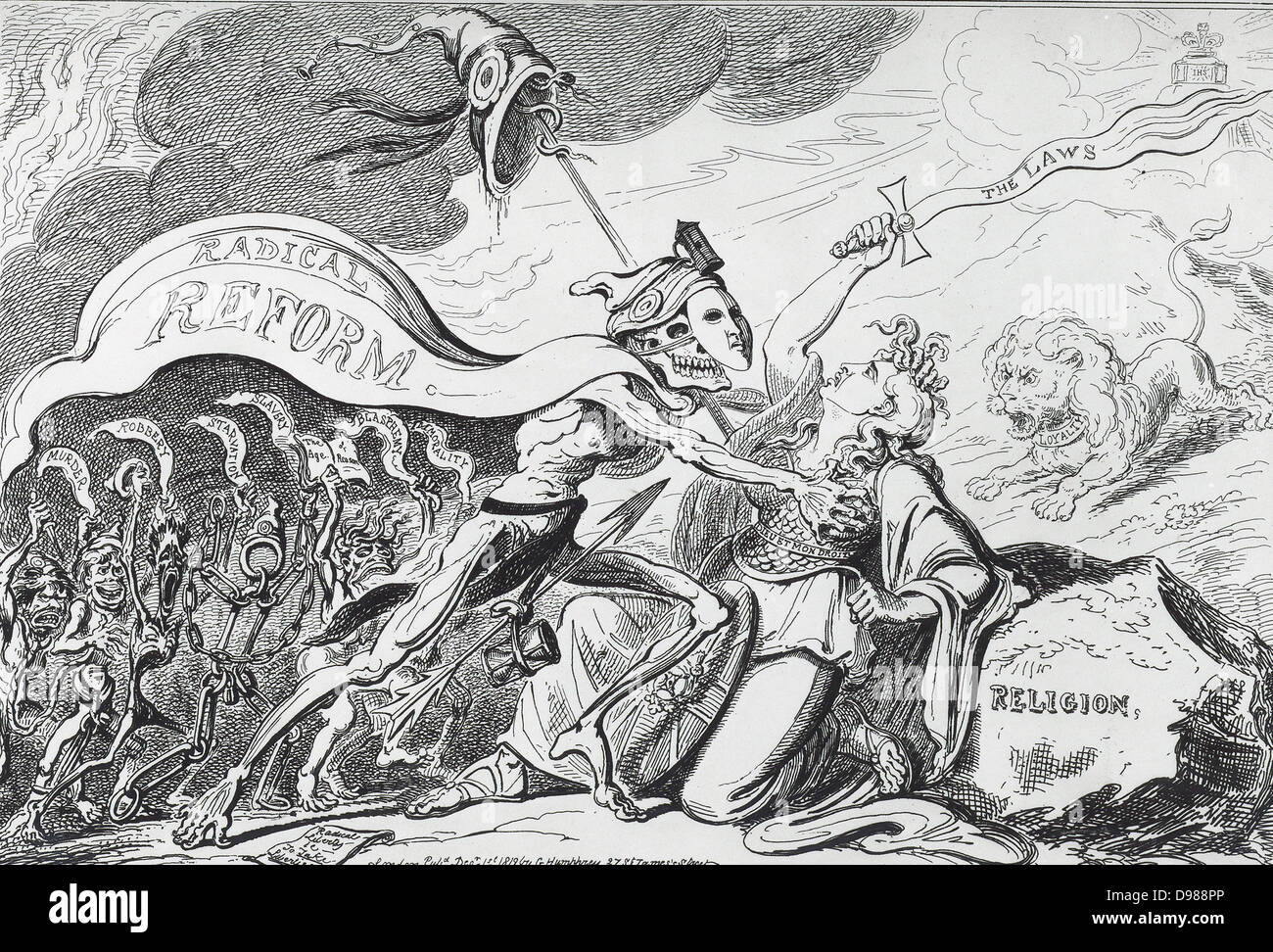 French revolution political cartoon hi-res stock photography and images ...