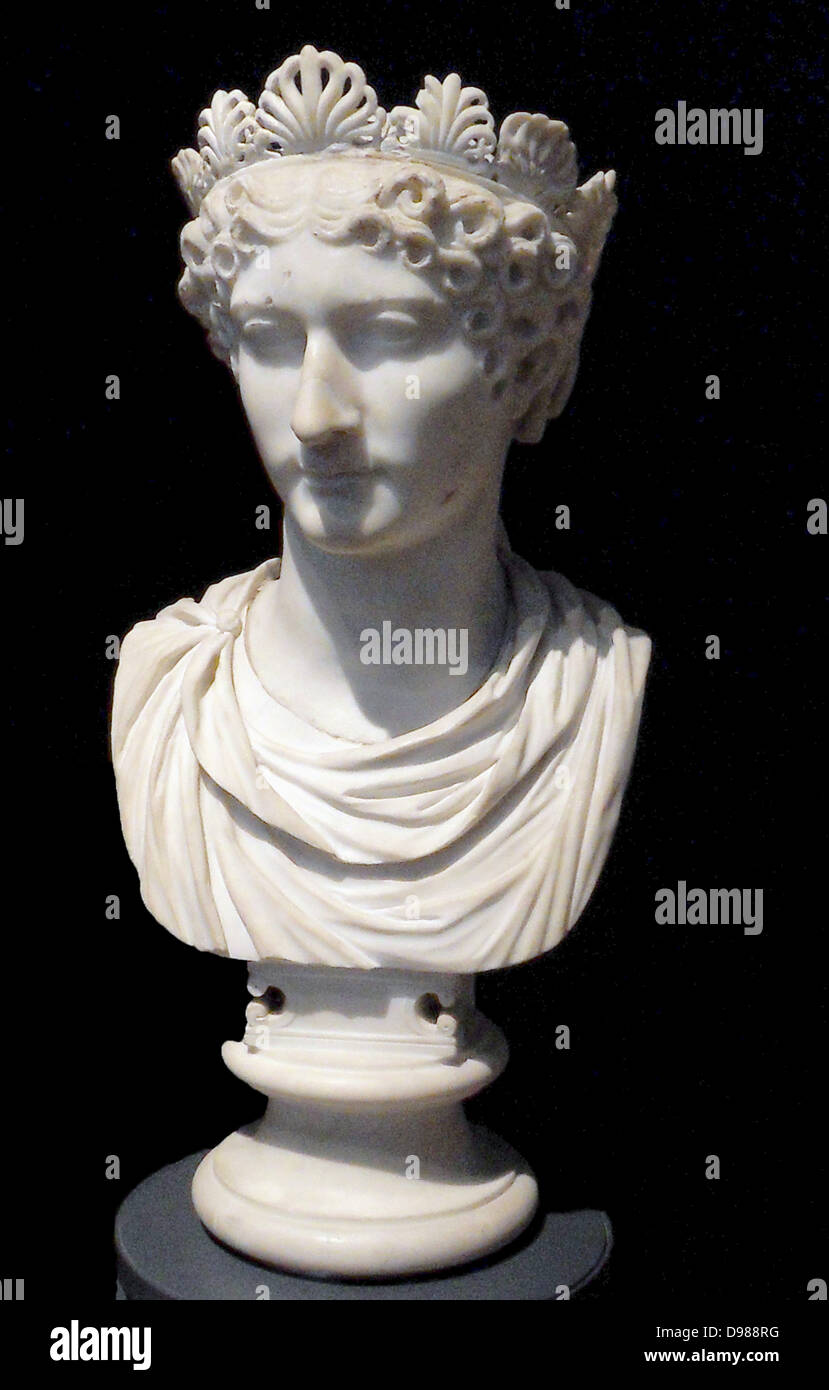 Bust of a Roman Empress possibly a likeness of Agrippina the Younger ...