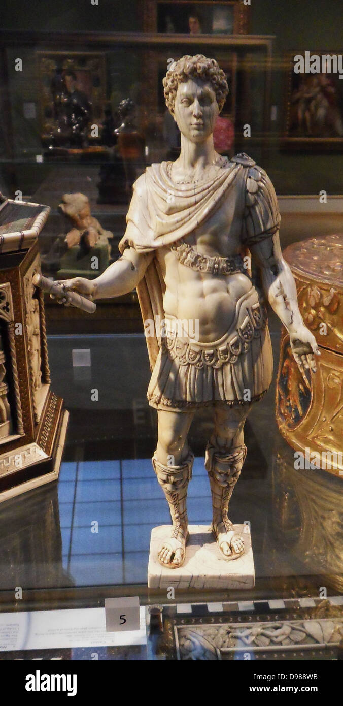 Ivory figurine depicting a man in armour. florentine circa 1550. This ...