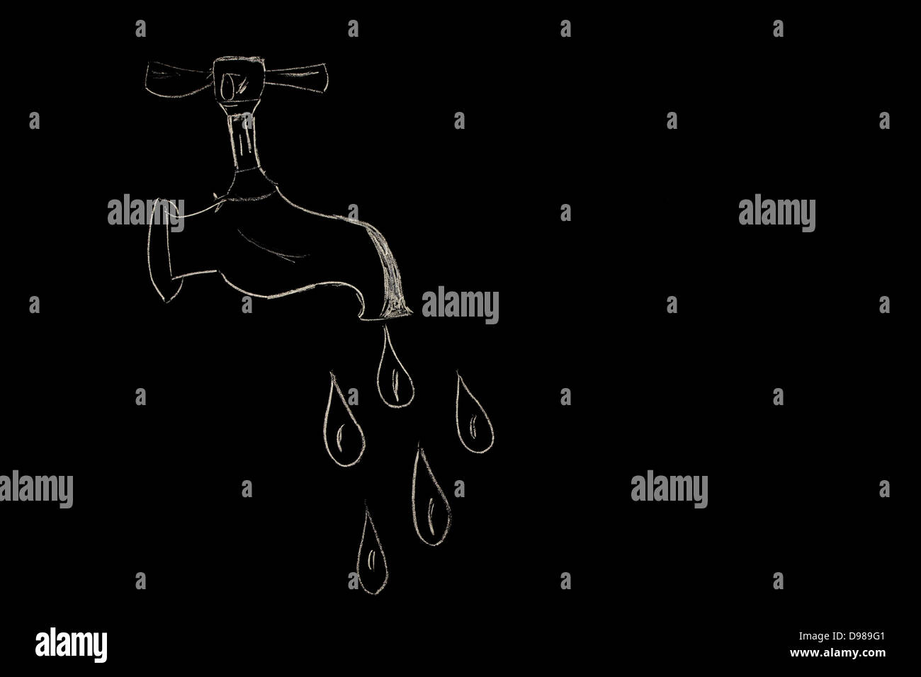 Leaking dripping tap water wastage hi-res stock photography and images ...
