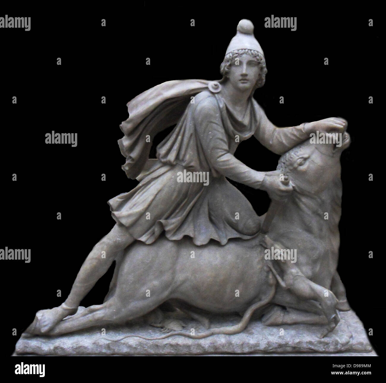 Marble group of Mithras slaying the bull. 2nd century AD, from Rome ...