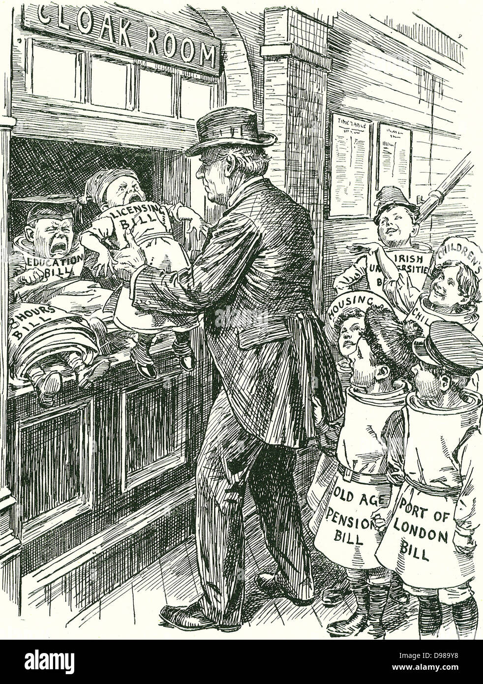 British prime minister cartoon hi-res stock photography and images - Alamy