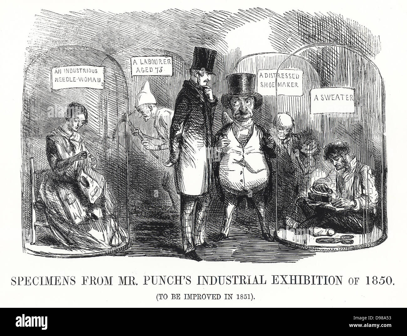 Mr Punch showing Prince Albert, the Prince Consort, the pathetic ...
