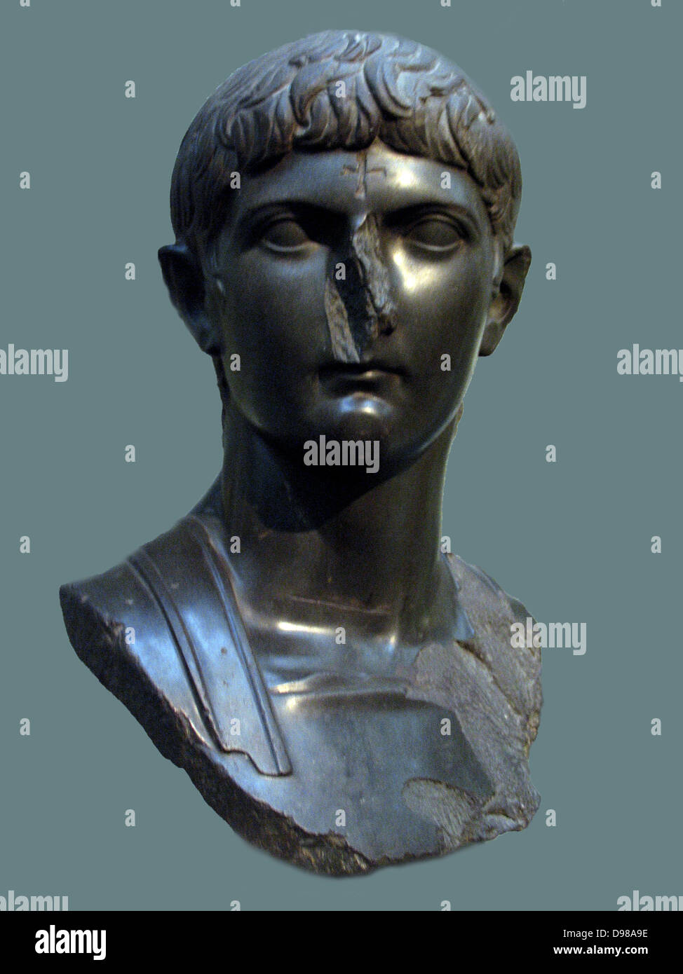 Marble head of Germanicus (15BC-AD19) Roman. Germanicus was the son of ...