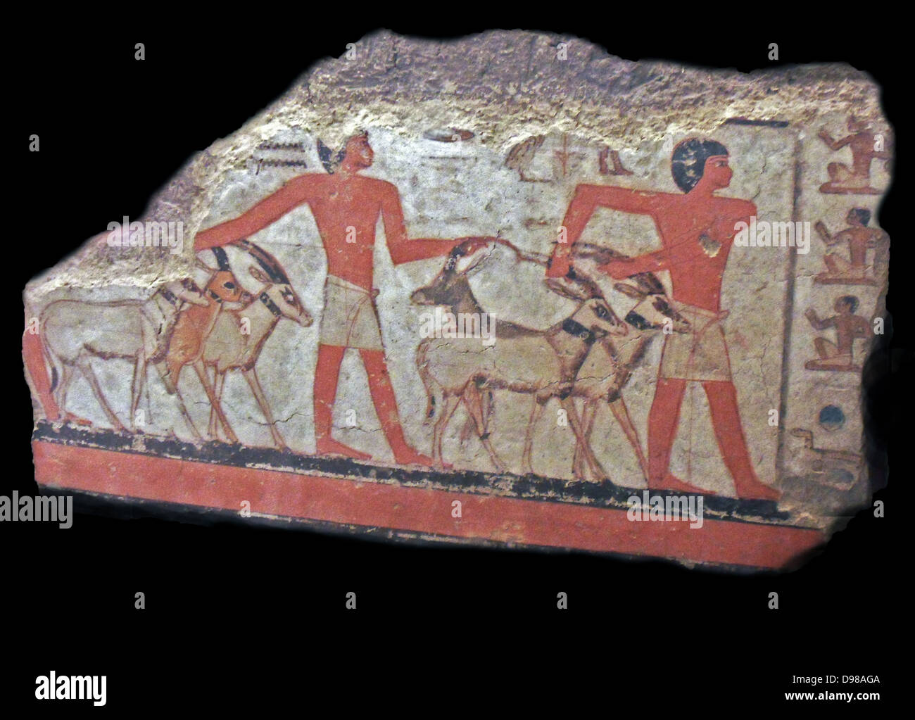 desert (oryx, gazelles) are brought before Metchetch. Ancient Egyptian ...