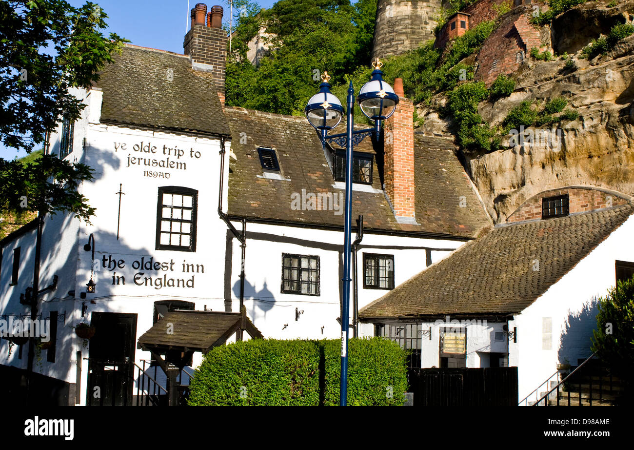 Ye Olde Trip to Jerusalem the oldest Inn in England Nottingham ...