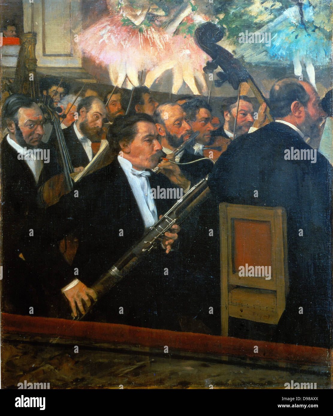 The Orchestra of the Opera', 1868-1869, oil on canvas. French artist ...