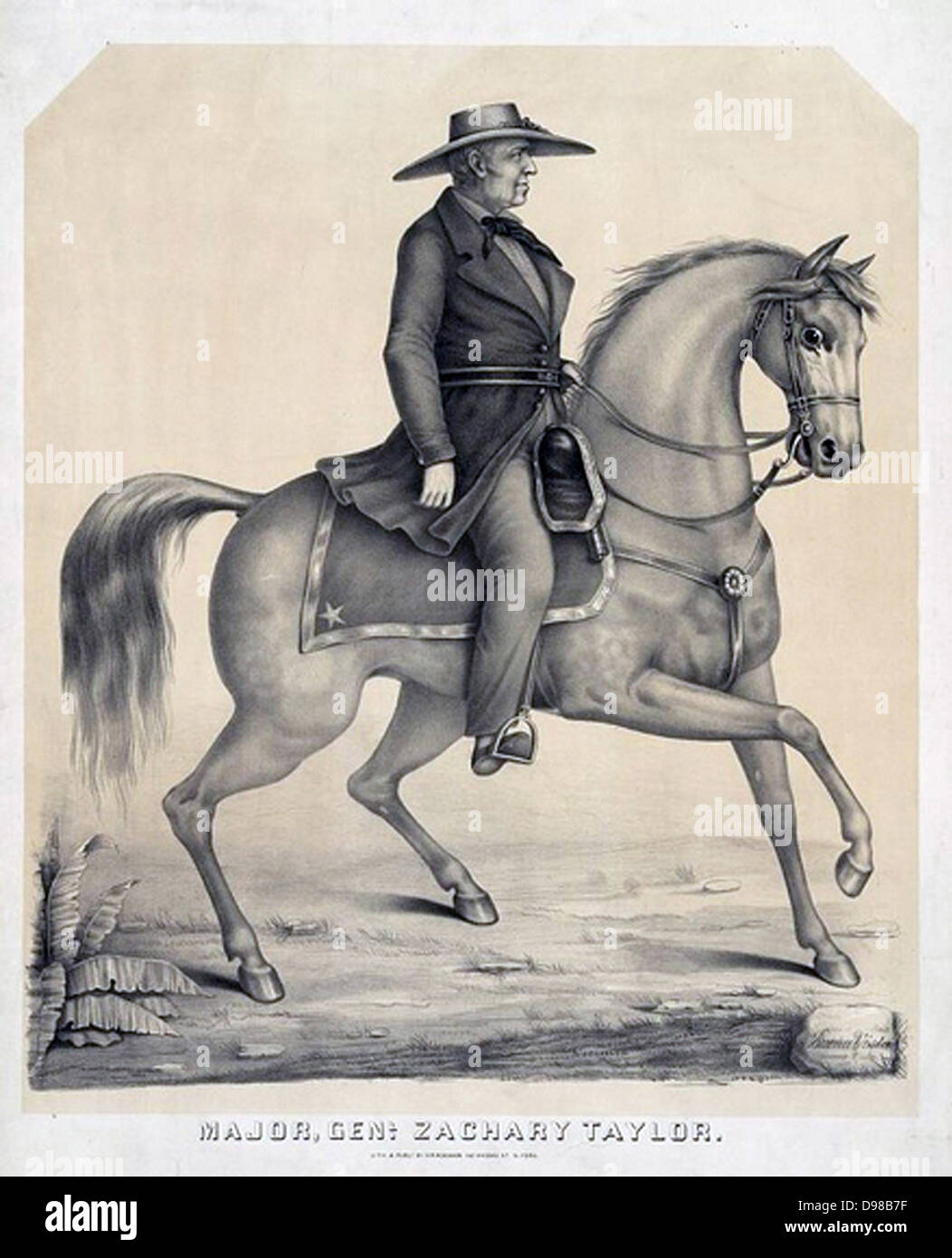 Zachary Taylor (1784-1850) American soldier and 12th President of the ...