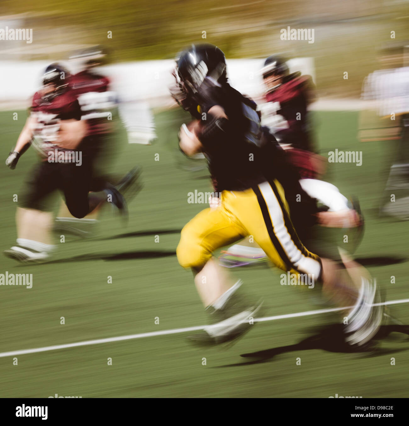 Action blur football hi-res stock photography and images - Alamy
