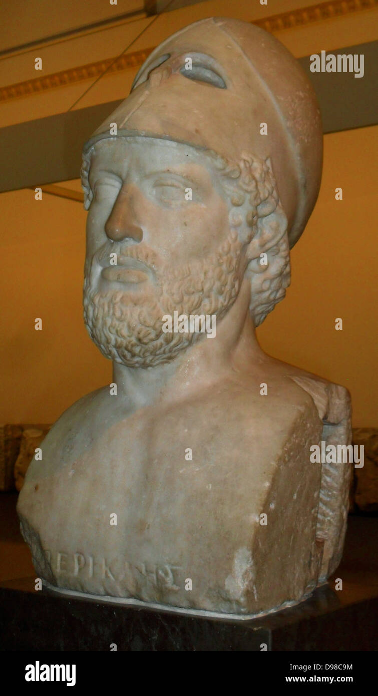Pericles, citizen and soldier, died 429 BC. He was famous for his ...