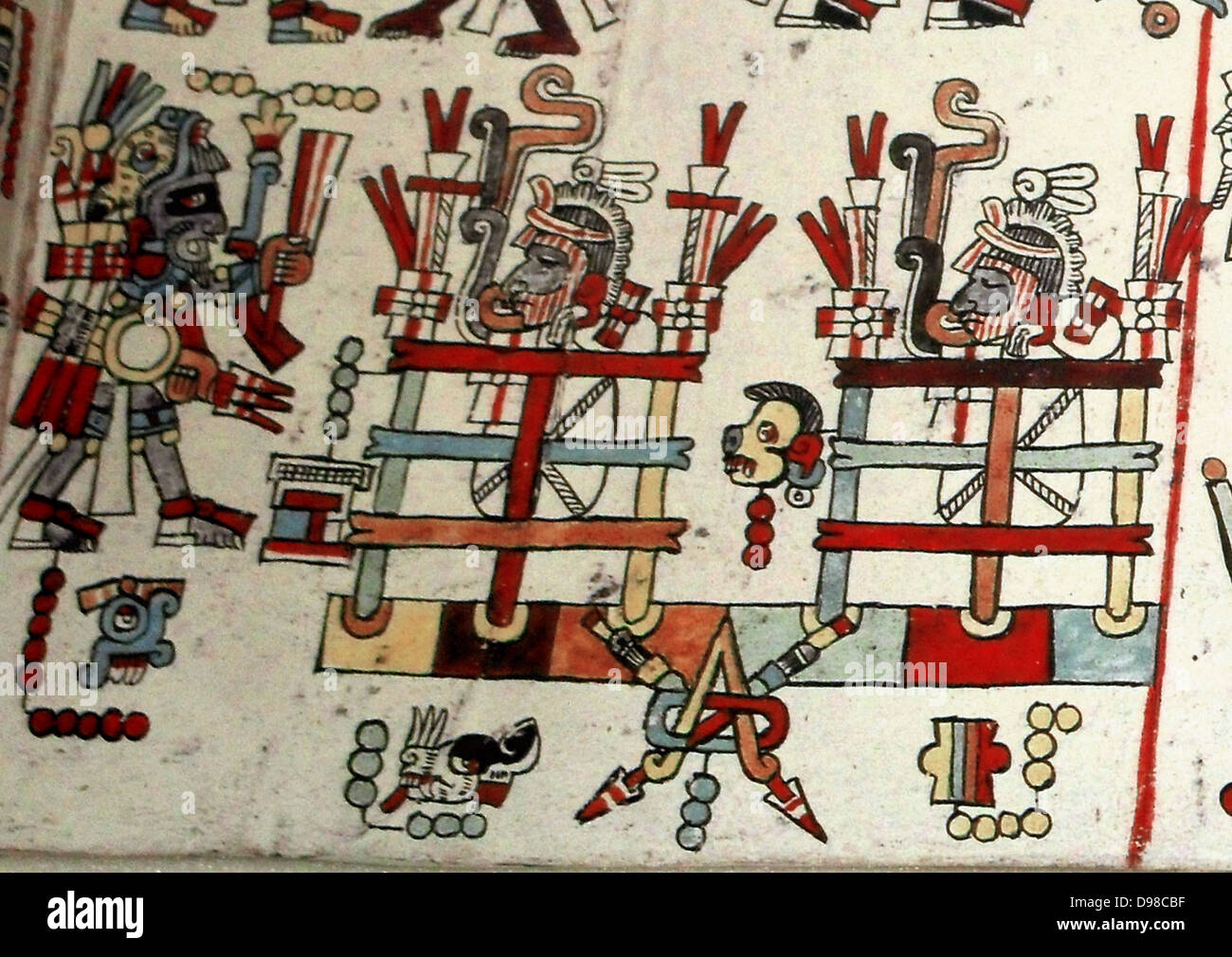 The Codex Zouche-Nuttall is an accordion-folded pre-Columbian piece of ...