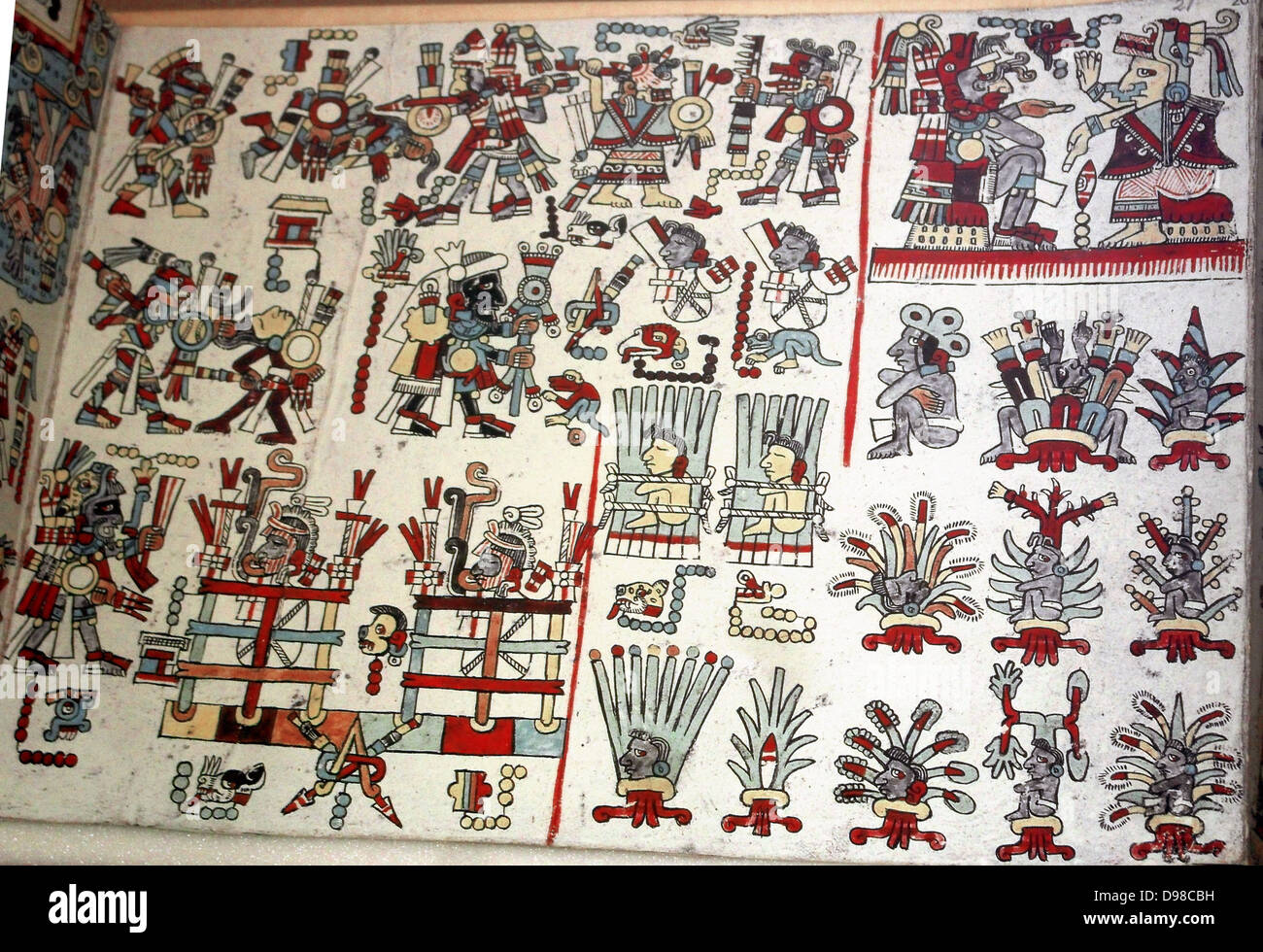 The Codex Zouche-Nuttall is an accordion-folded pre-Columbian piece of ...