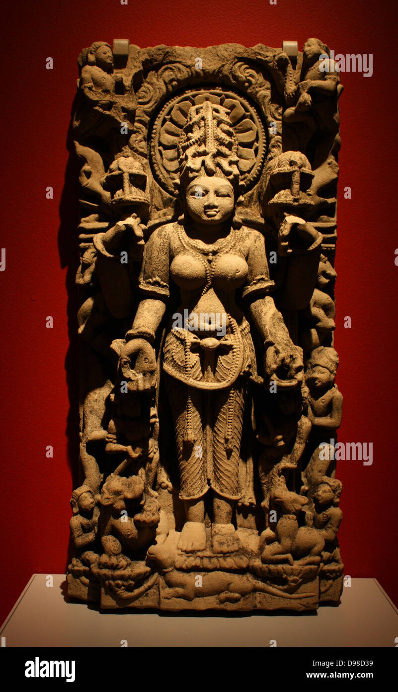 Siddha. Sandstone, Uttar Paradesh, 1000-1100. The goddess Siddha, a ...