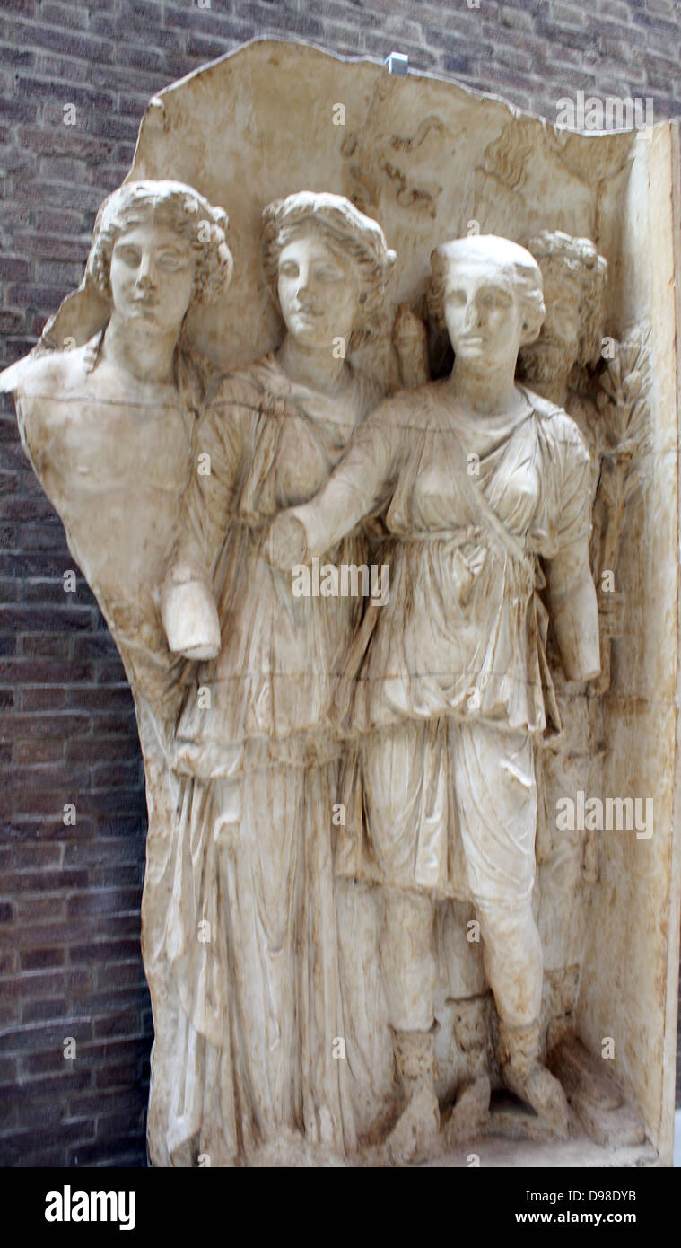 Gods of countryside. Arch of Trajan at Beneventum, AD 114. These gods ...