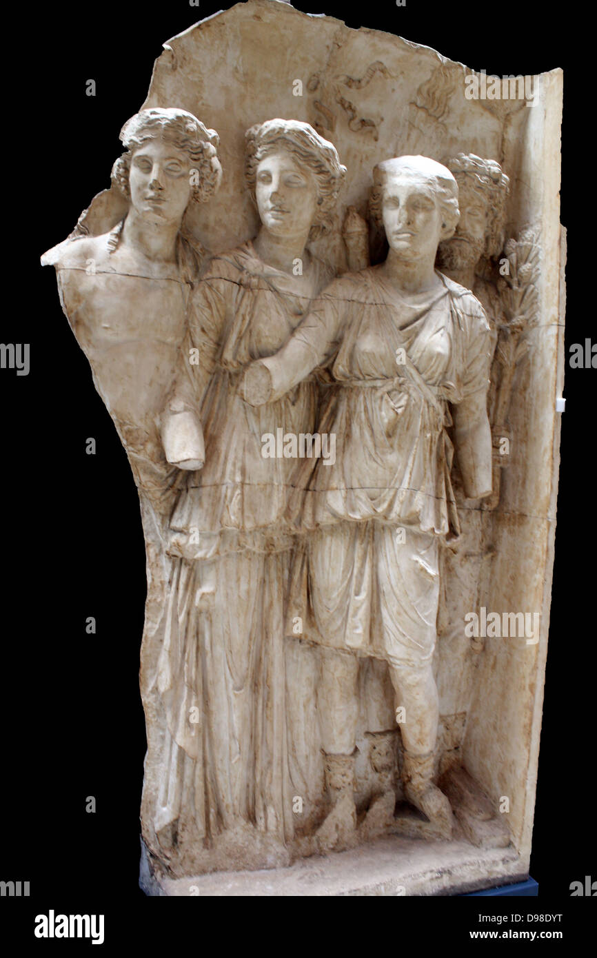 Gods of countryside. Arch of Trajan at Beneventum, AD 114. These gods ...