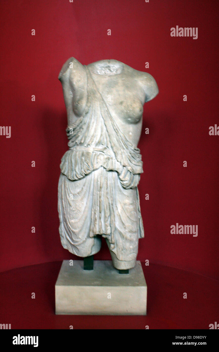 Torso of an Amazon. Five bronze statues of defeated Amazons had been ...