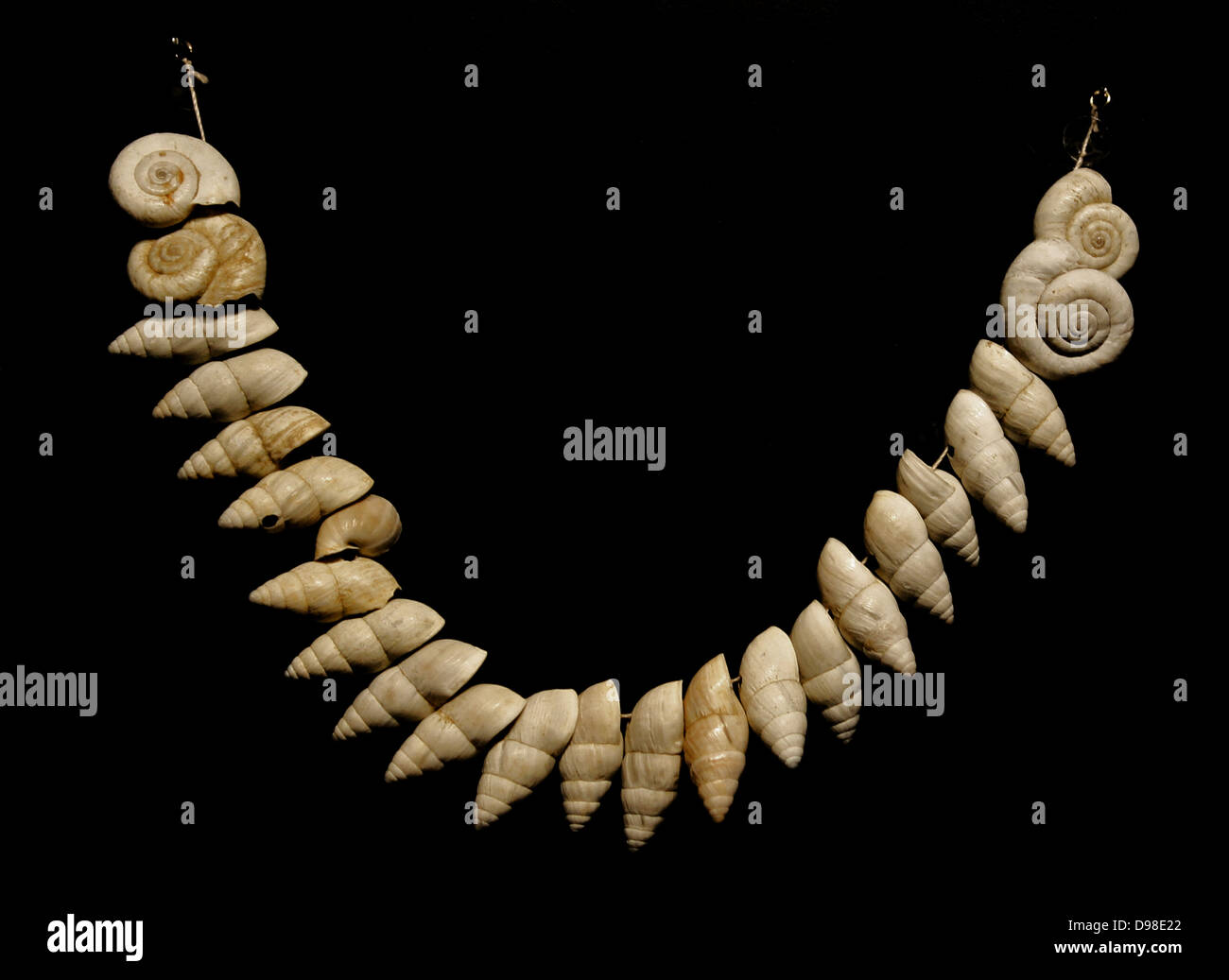 Jewellery early humans history historical archive archival hi-res stock ...
