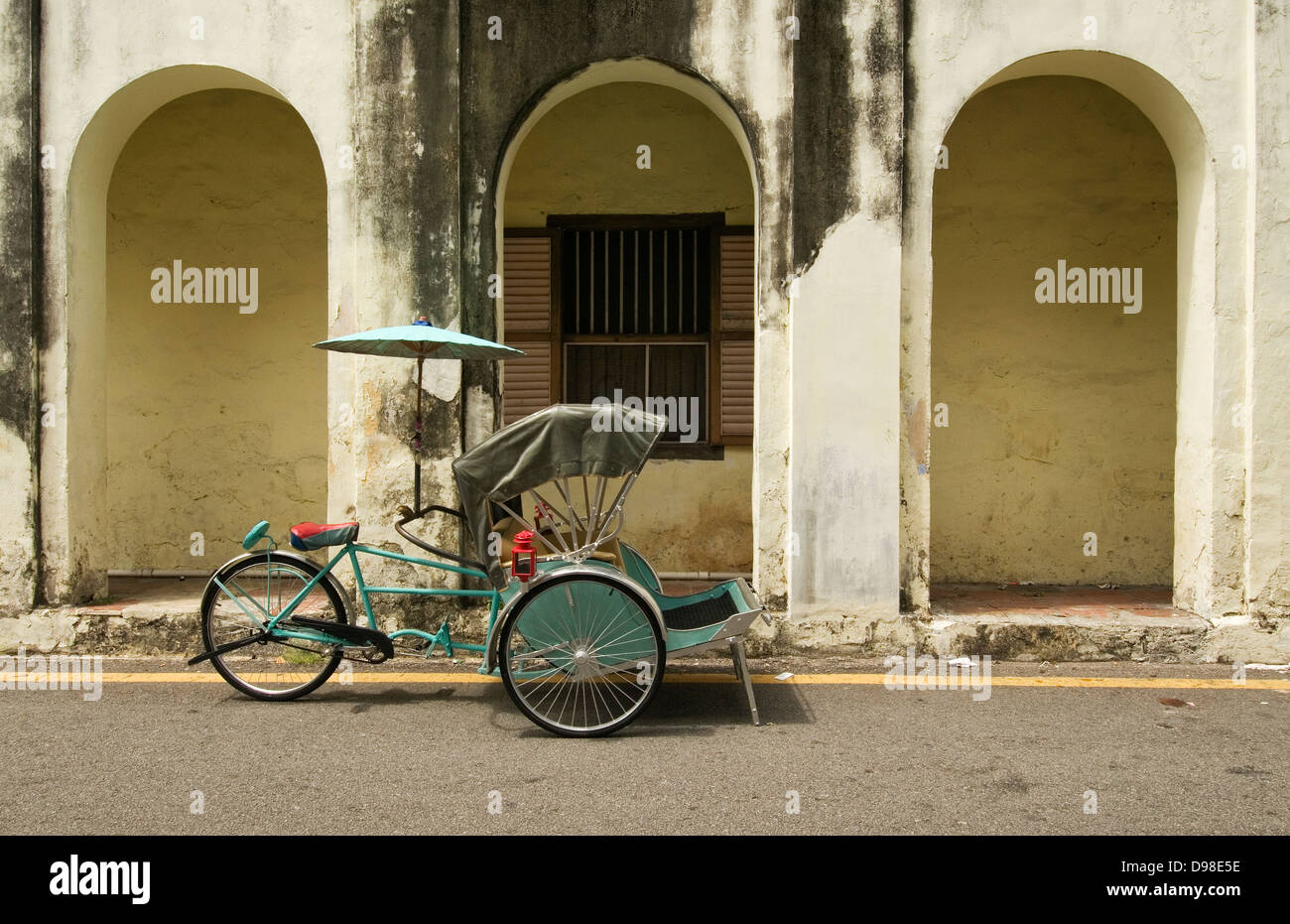 Penang malaysia color heritage architecture hi-res stock photography ...