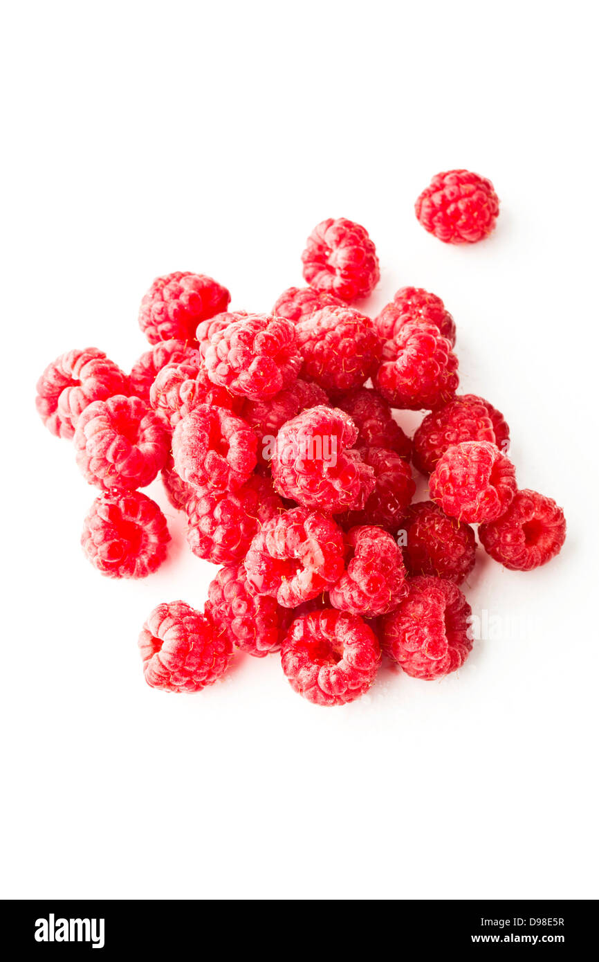 Close up shot raspberries Cut Out Stock Images & Pictures - Alamy