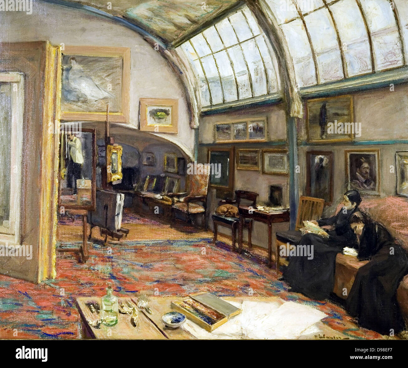 Max Liebermann (1847 – 1935) German-Jewish painter and printmaker. 'The ...