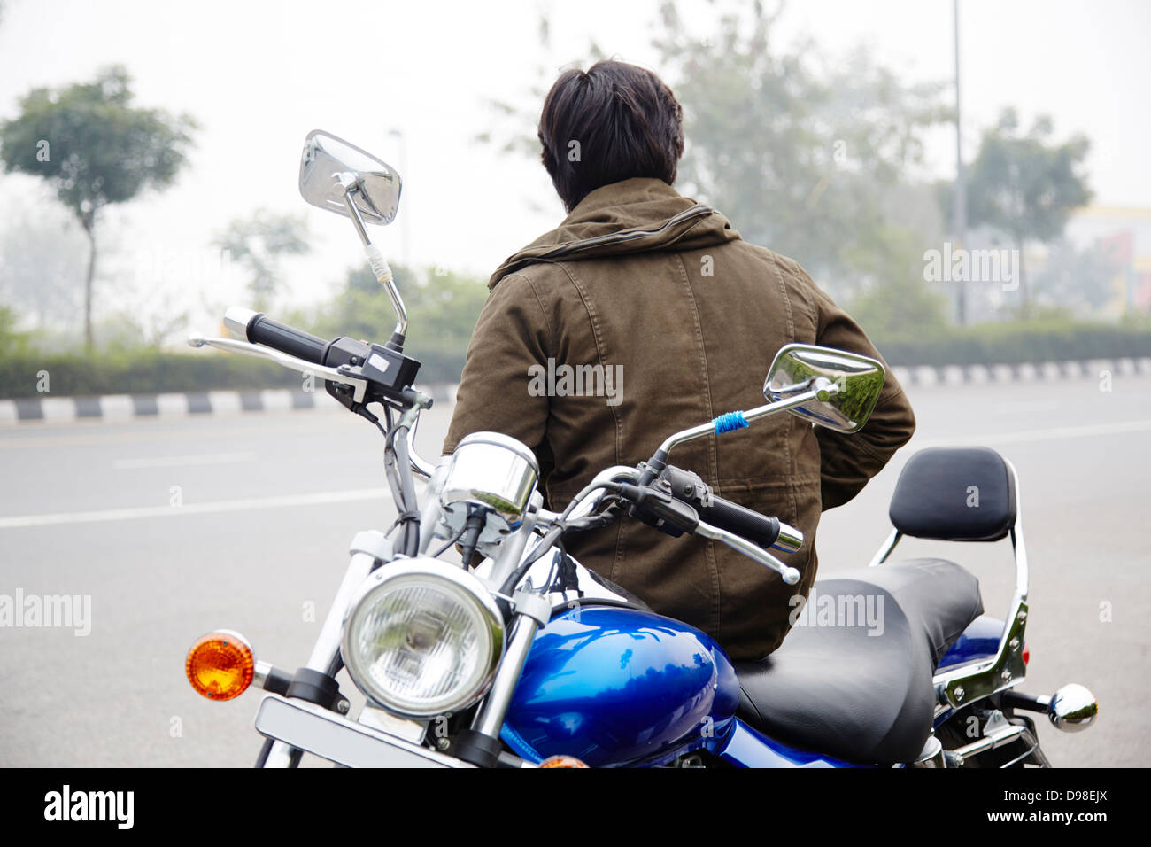 Asian and indian biker hi-res stock photography and images - Alamy