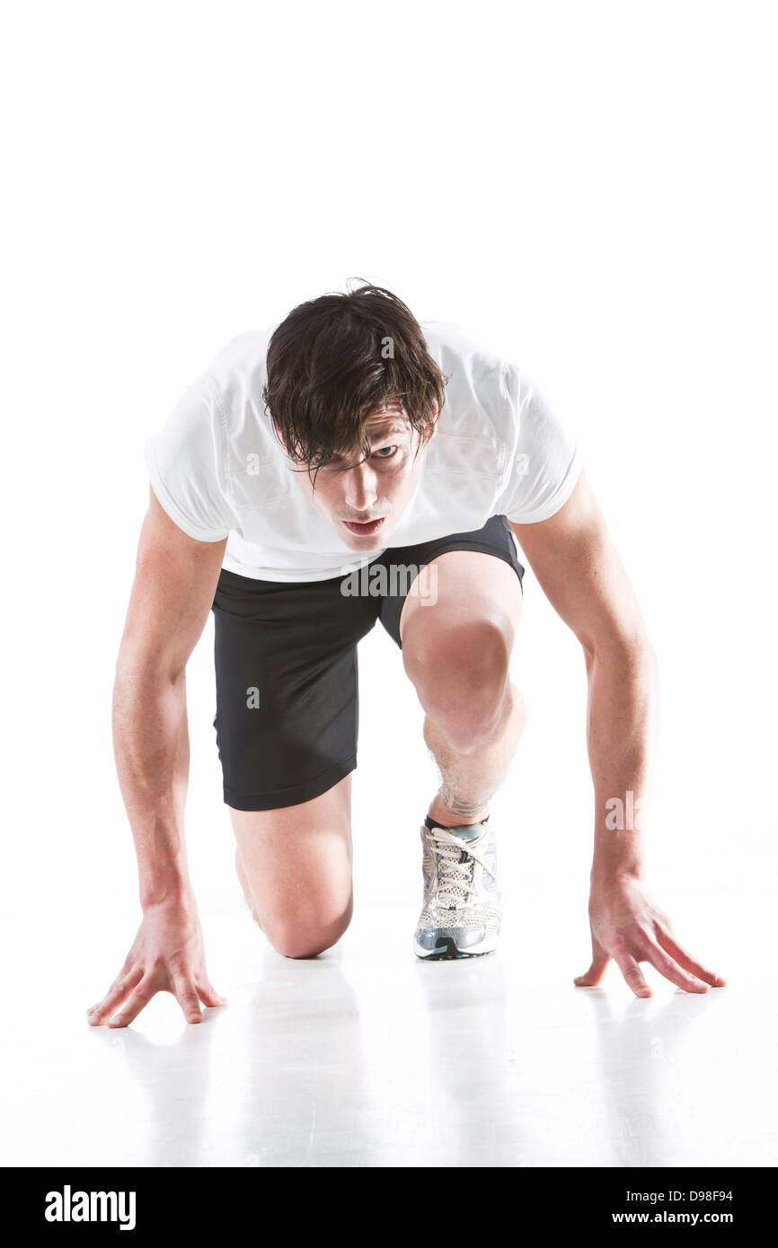 Adults running Cut Out Stock Images & Pictures - Alamy