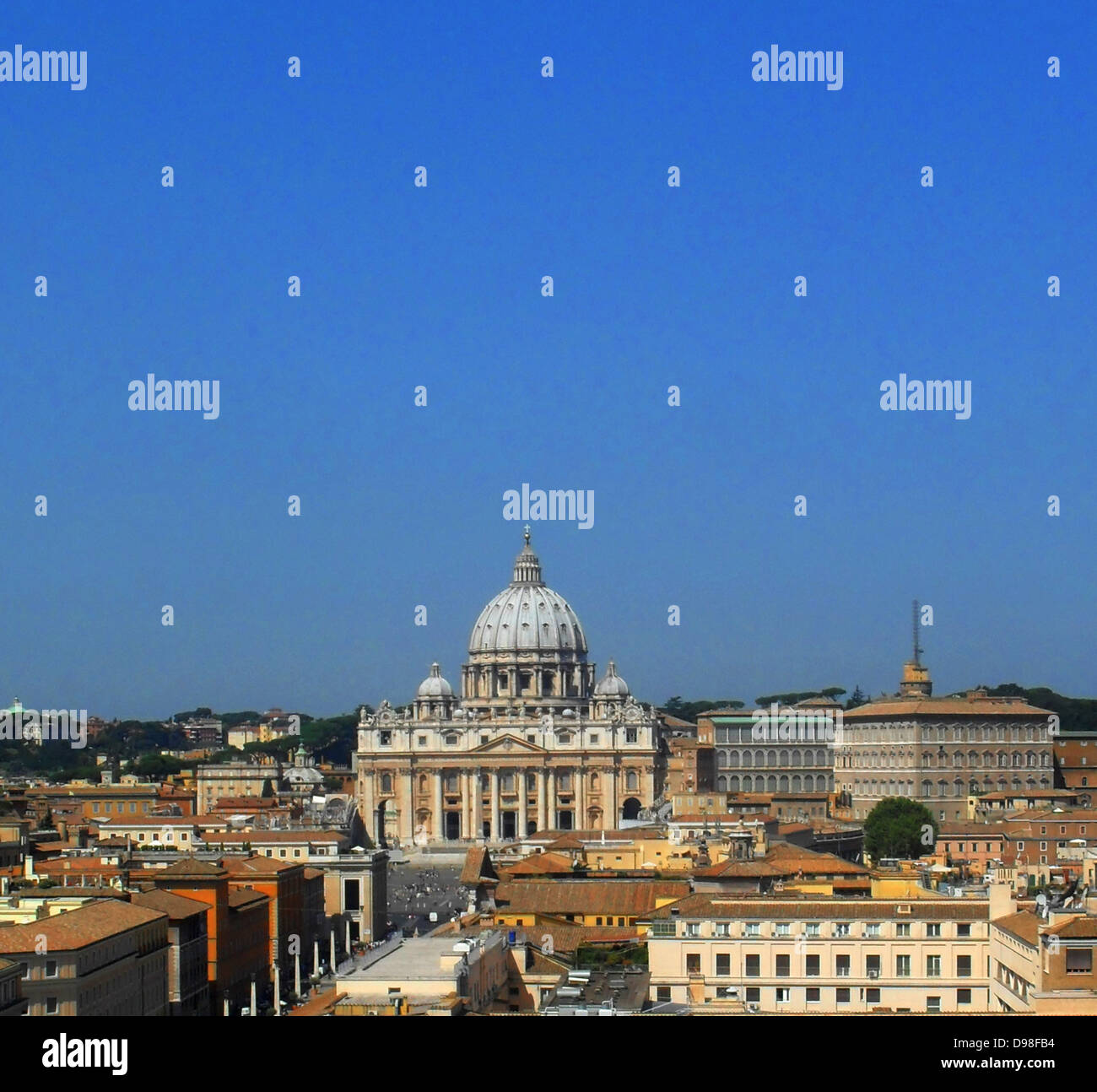 The Papal Basilica of Saint Peterislocated within the Vatican City ...