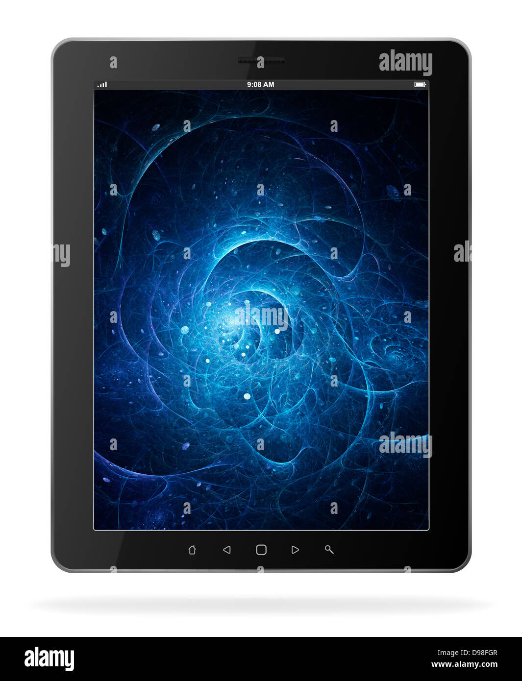Black tablet computer Stock Photo - Alamy
