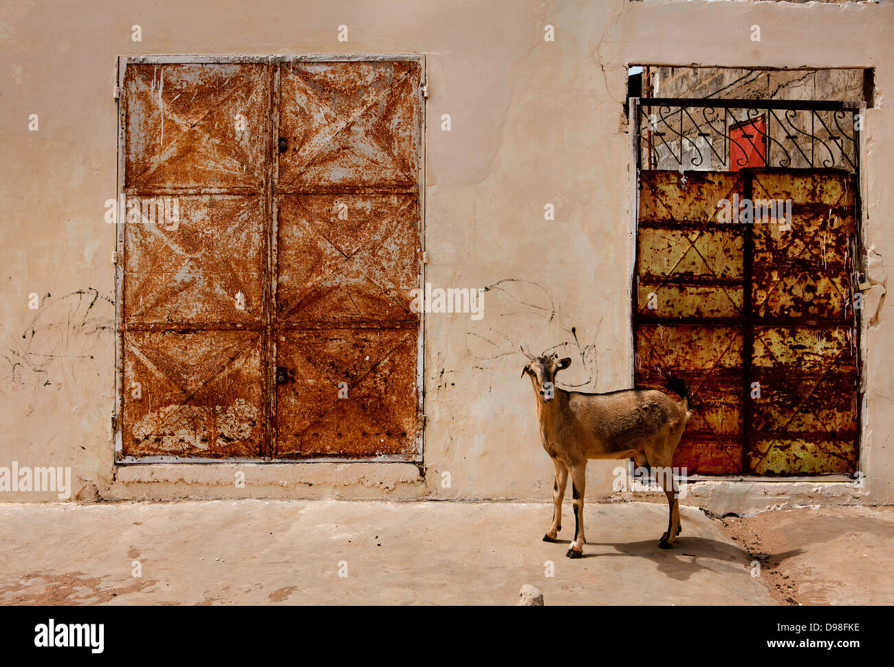 Small town of Palmarin on the Saloum Delta, Senegal, Africa Stock Photo ...