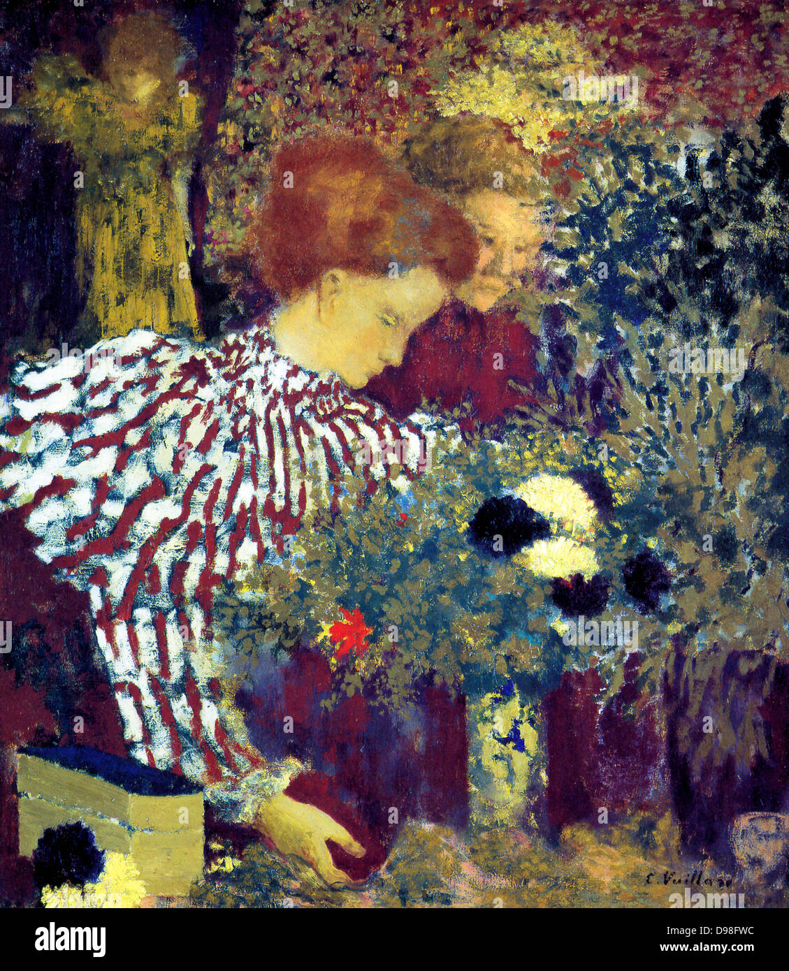 Edouard Vuillard (1868- 1940) French painter associated with the Nabis ...