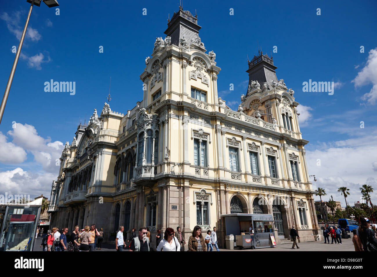 The customs building at the port of barcelona hi-res stock photography ...