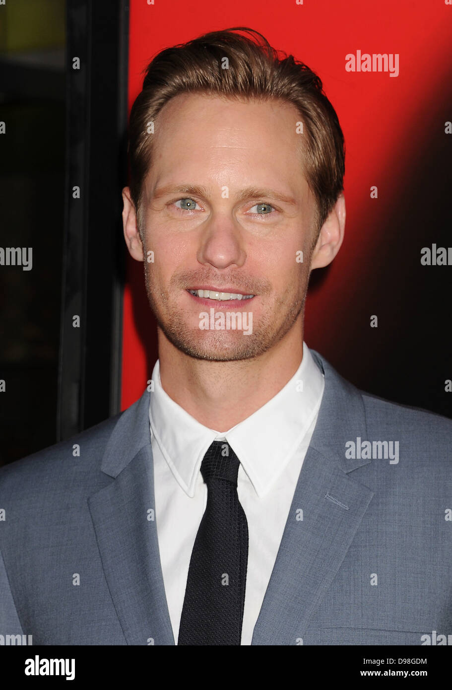 ALEXANDER SKARSGARD Swedish TV and film actor in June 2013. Photo ...
