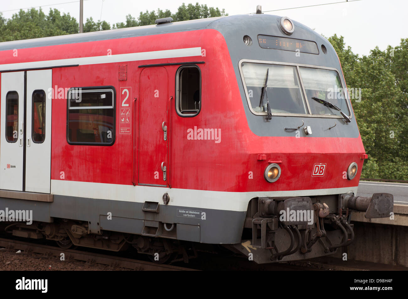 German Railways (DB) diesel railcar Stock Photo - Alamy