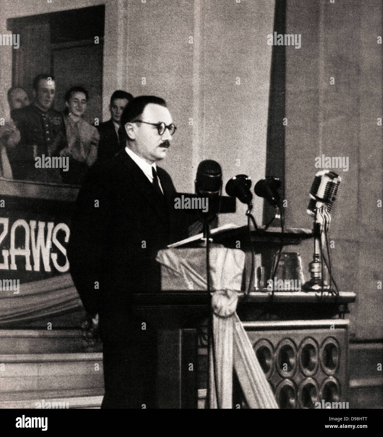 Boles?aw Bierut 1892 - 1956. Polish Communist leader. President of ...