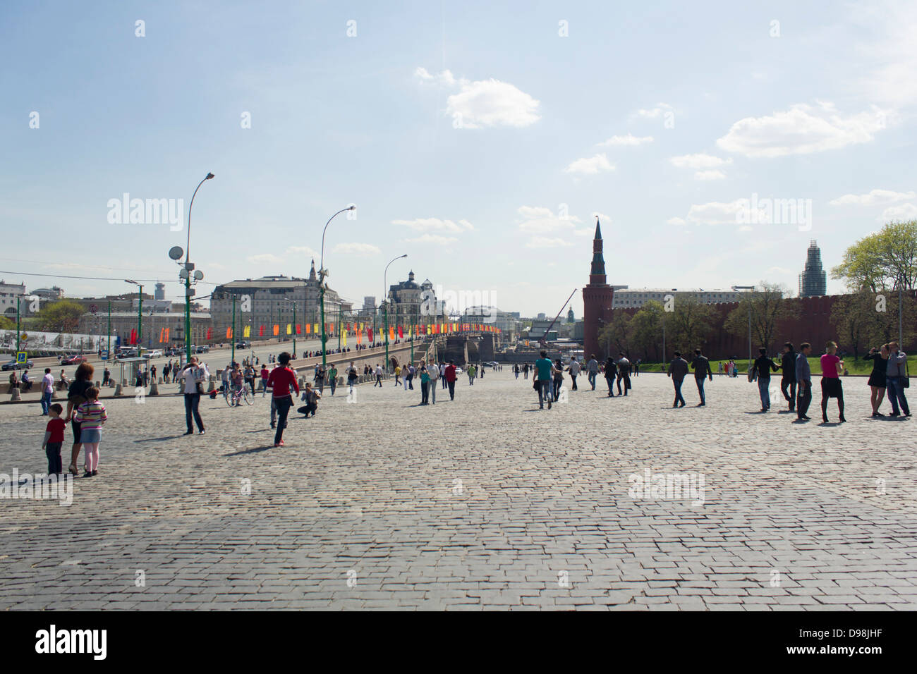 Moscow street empty hi-res stock photography and images - Alamy