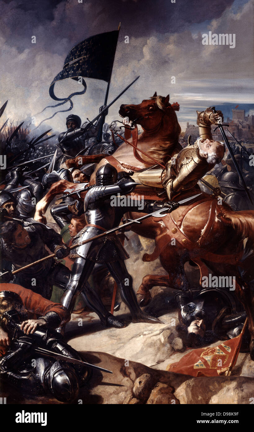 Battle of Castillon, 1453', last battle of the Hundred Years' War ...
