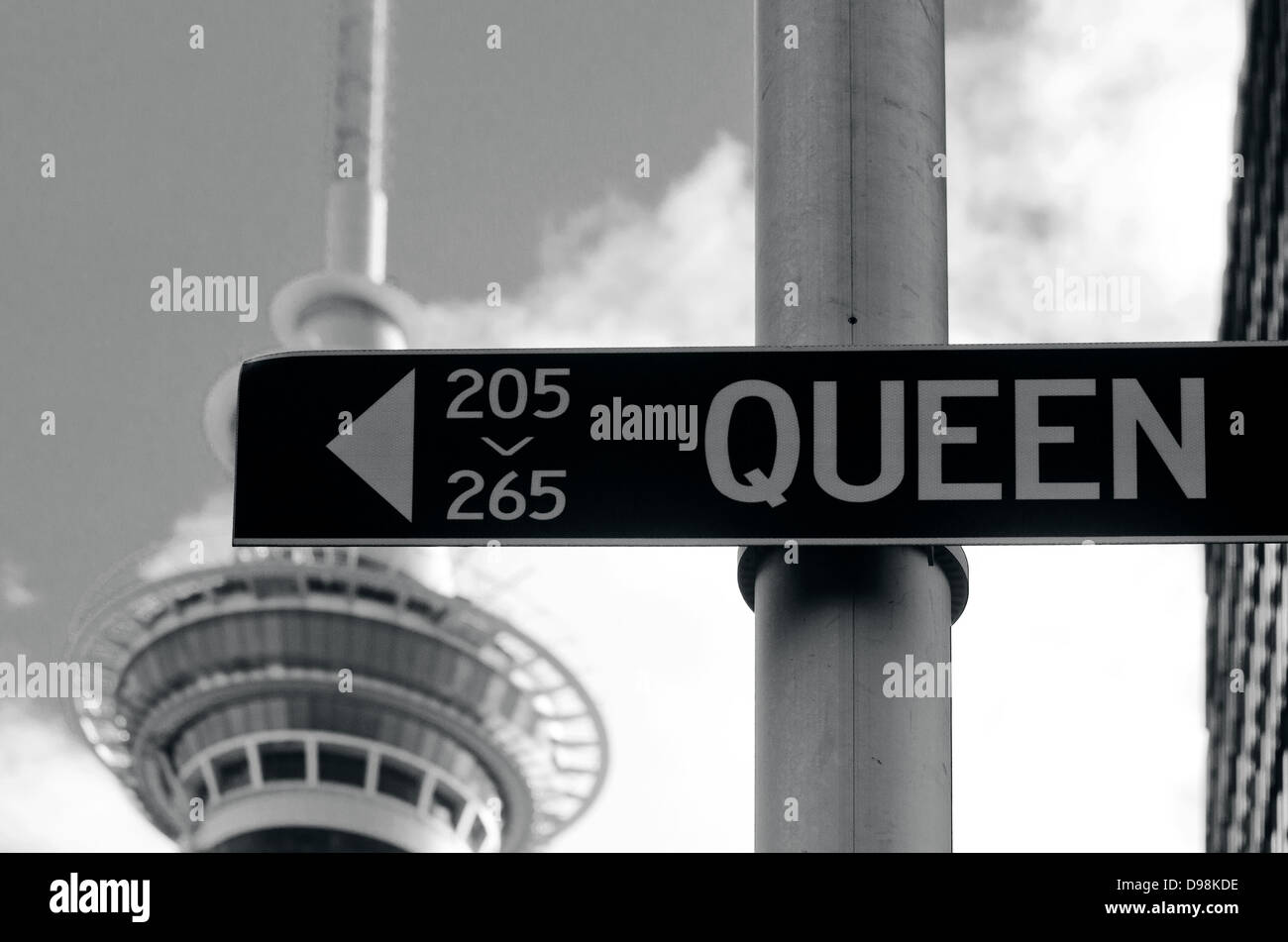 Auckland Road Sign New Zealand High Resolution Stock Photography and ...