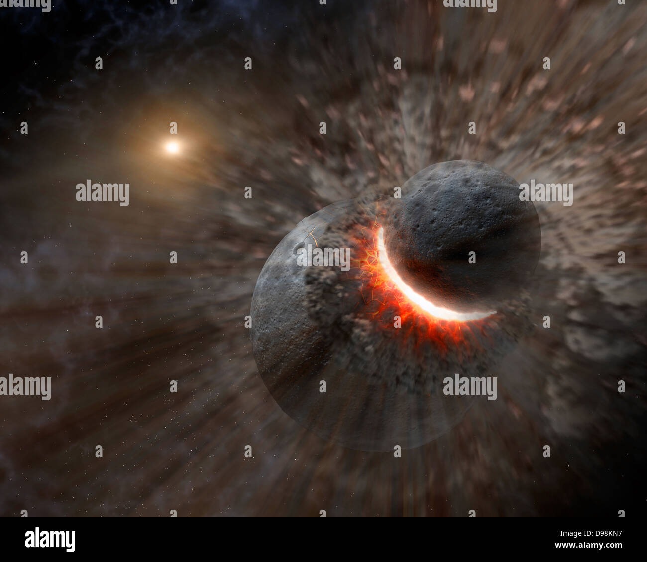 What Planets Collided To Form