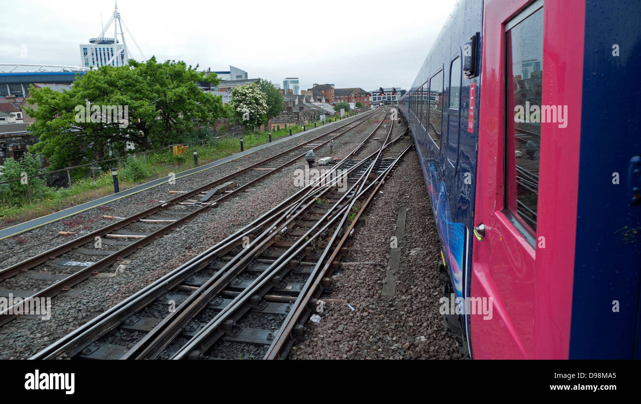 Rail side view station hi-res stock photography and images - Alamy
