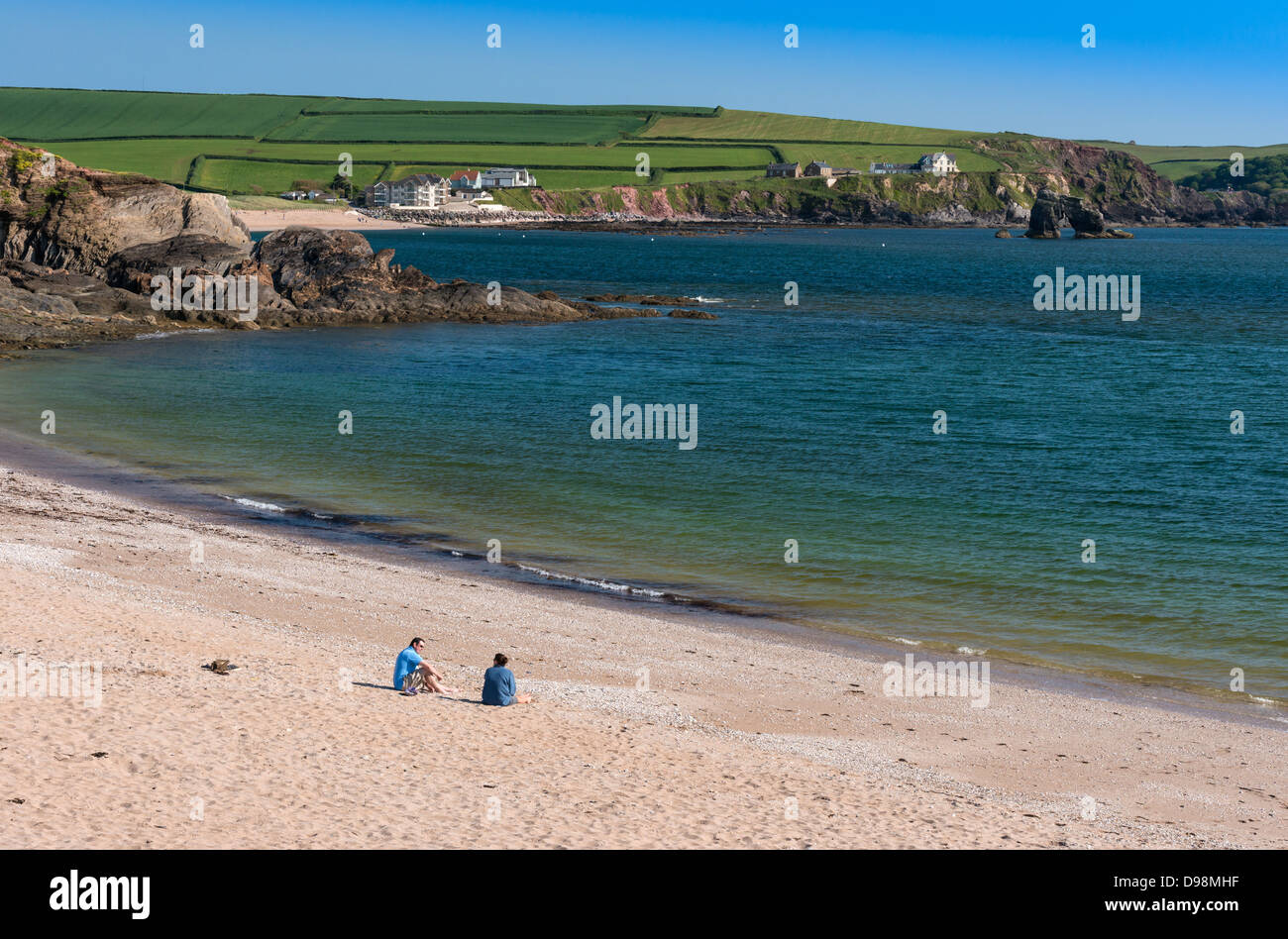 Thurlestone, Devon, England. June 3rd 2013. Views of the Thurlestone ...