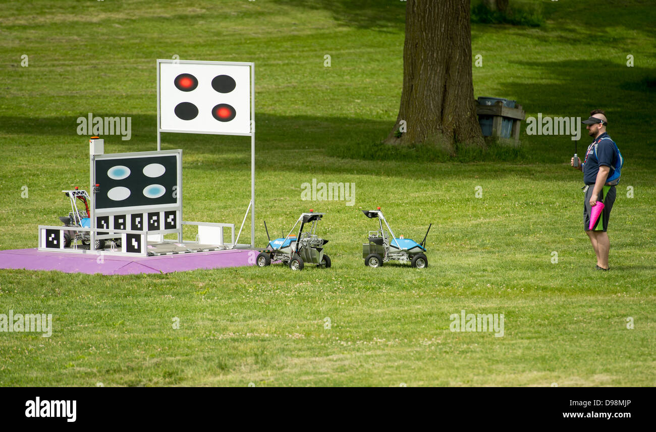 The Sample Return Robot Challenge took place at Worcester Polytechnic ...