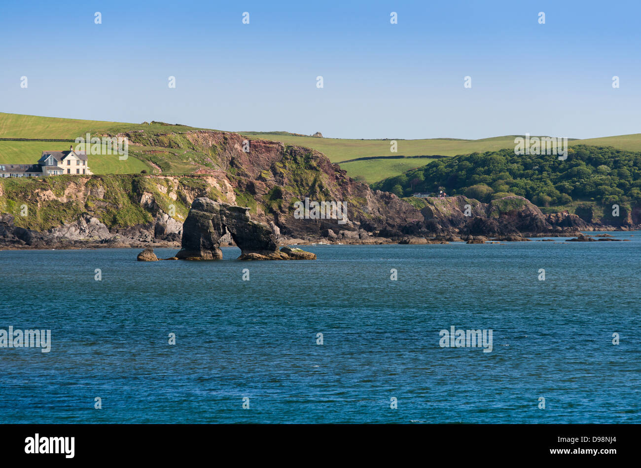 Thurlestone, Devon, England. June 3rd 2013. Views of the Thurlestone ...