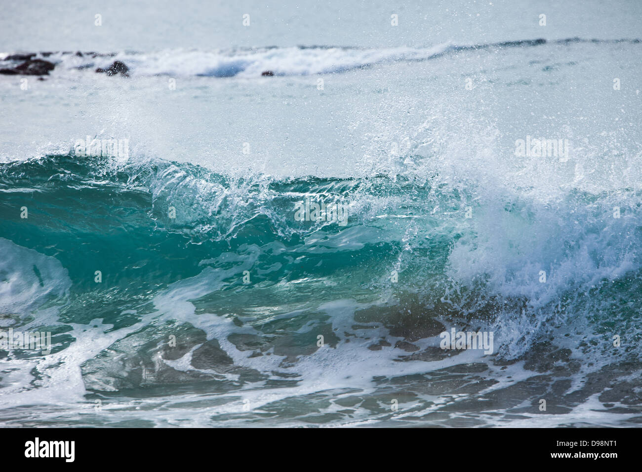 Close up shot of an ocean wave splash Stock Photo - Alamy