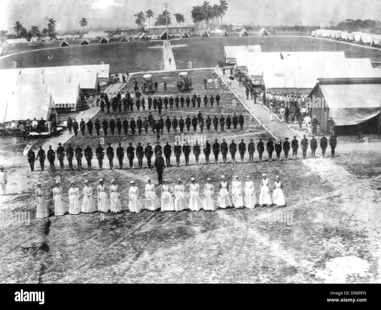 Spanish-Cuban-American War 1898: Field Hospital of 1st Division, 7th ...