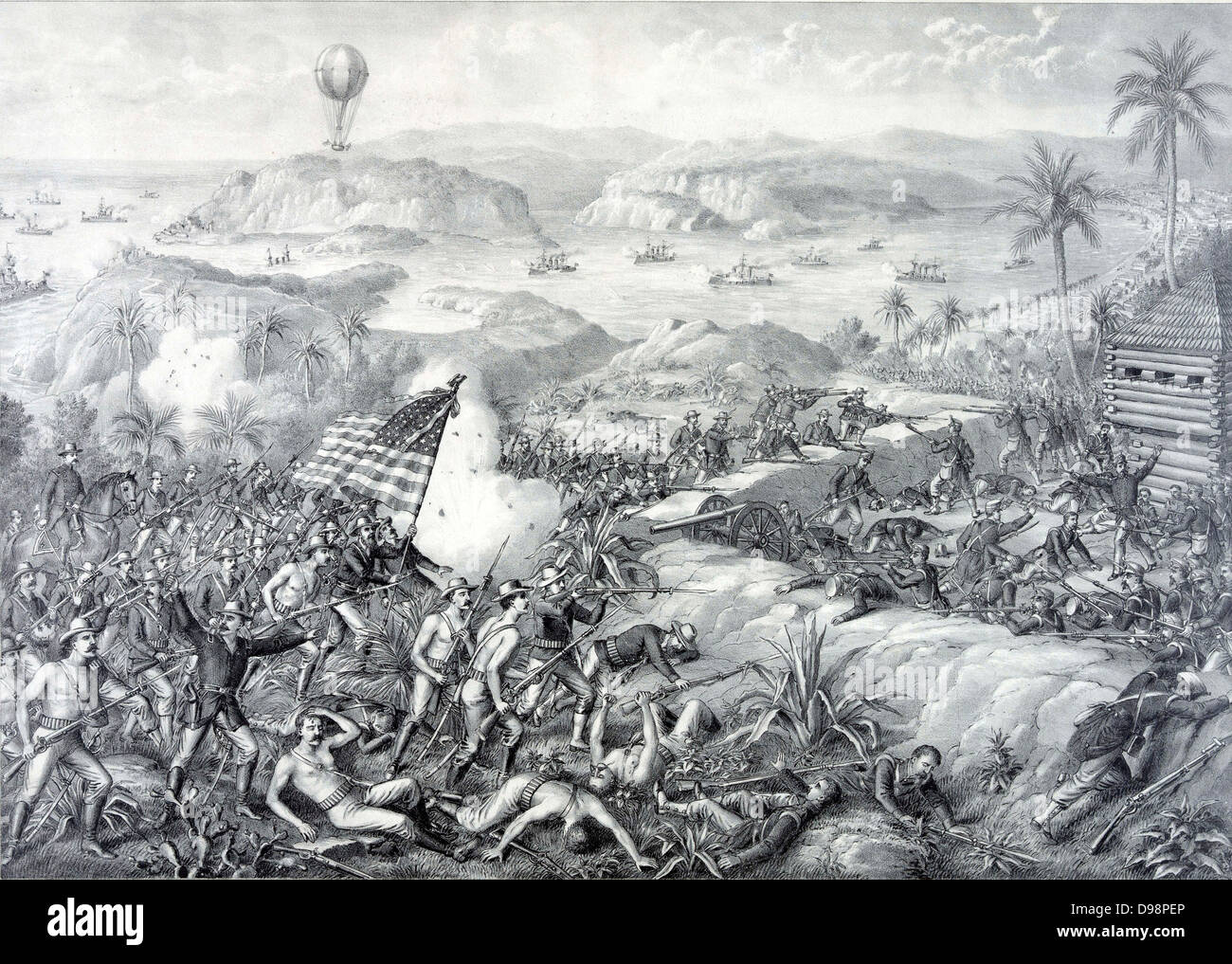 Spanish-Cuban-American War 1898: Capture from the Spanish of El Caney ...