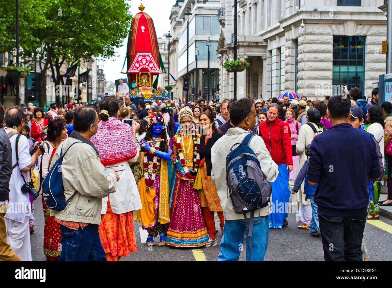 Rathayatra chariot festival-London Stock Photo - Alamy