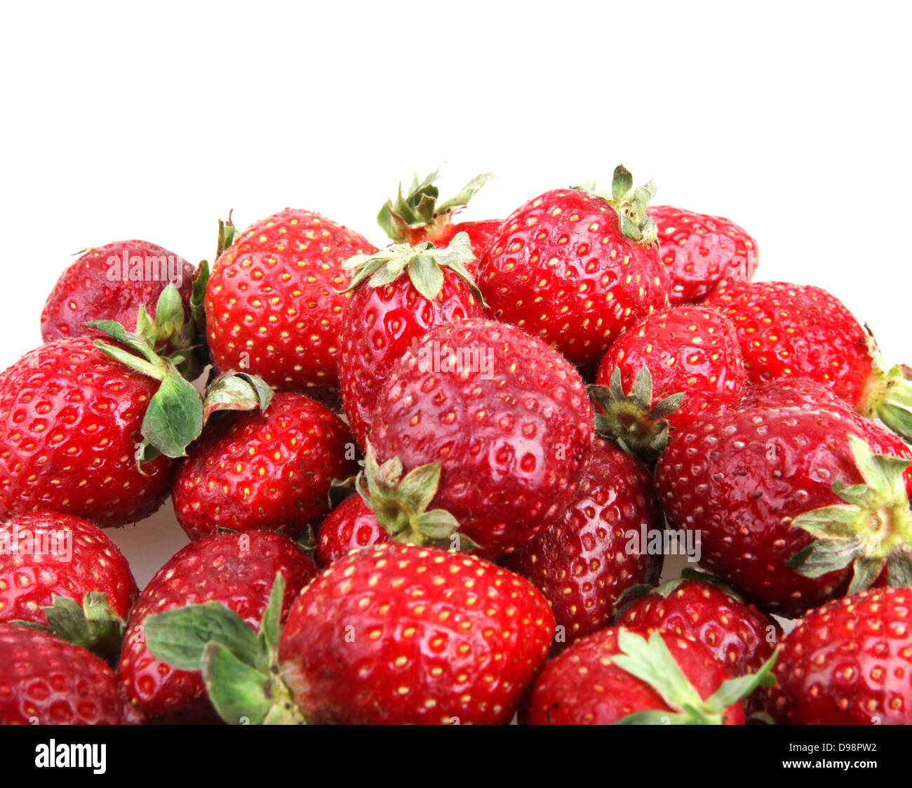 strawberry, isolated, white Stock Photo - Alamy