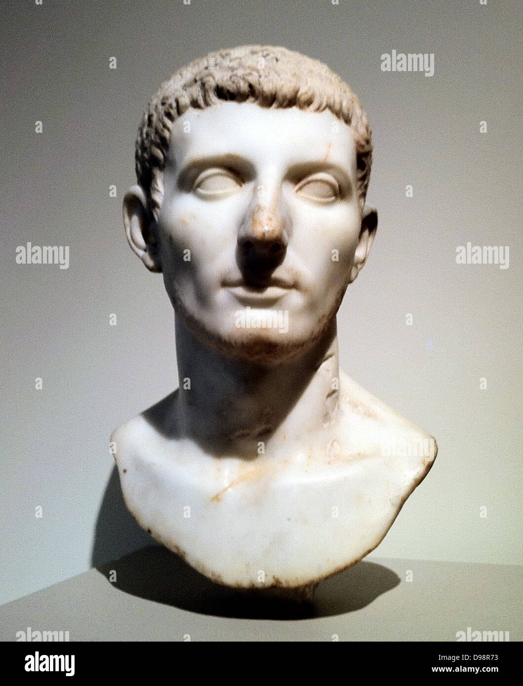 Marble portrait of a man. Roman AD 81-96 Possibly a portrait of the ...