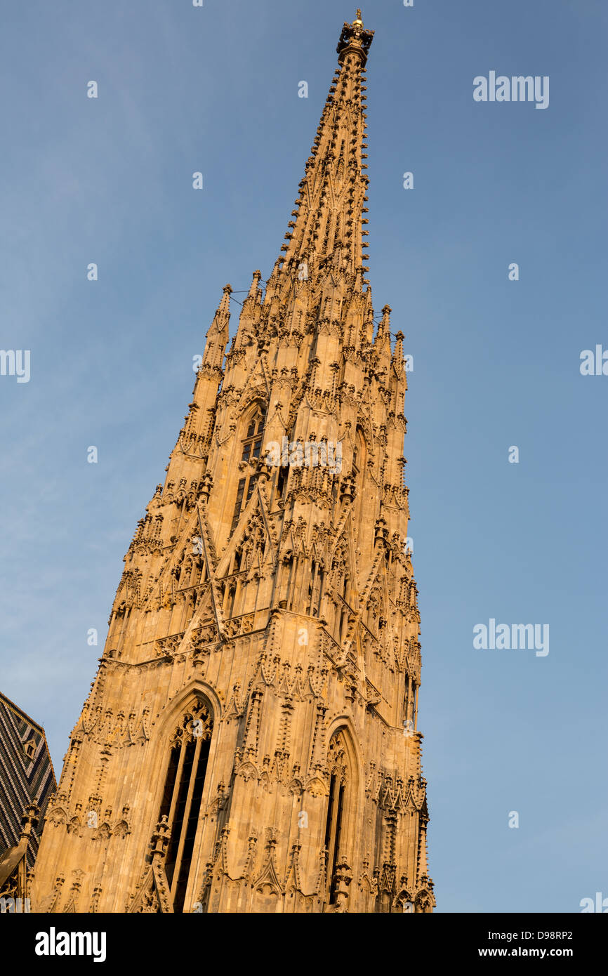 Stephansdom church tower in Vienna, Austria Stock Photo - Alamy