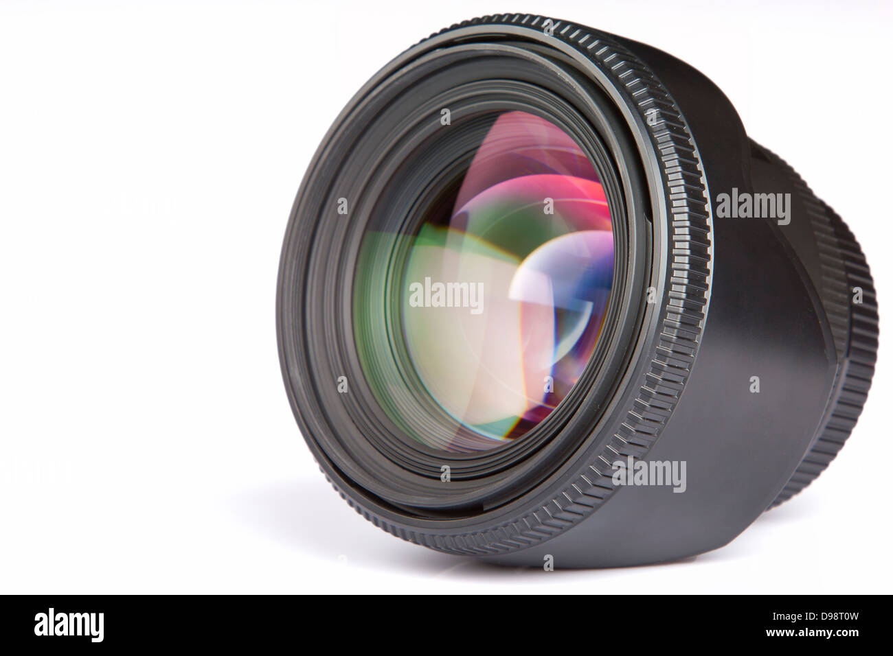 Camera lens isolated on white background Stock Photo - Alamy